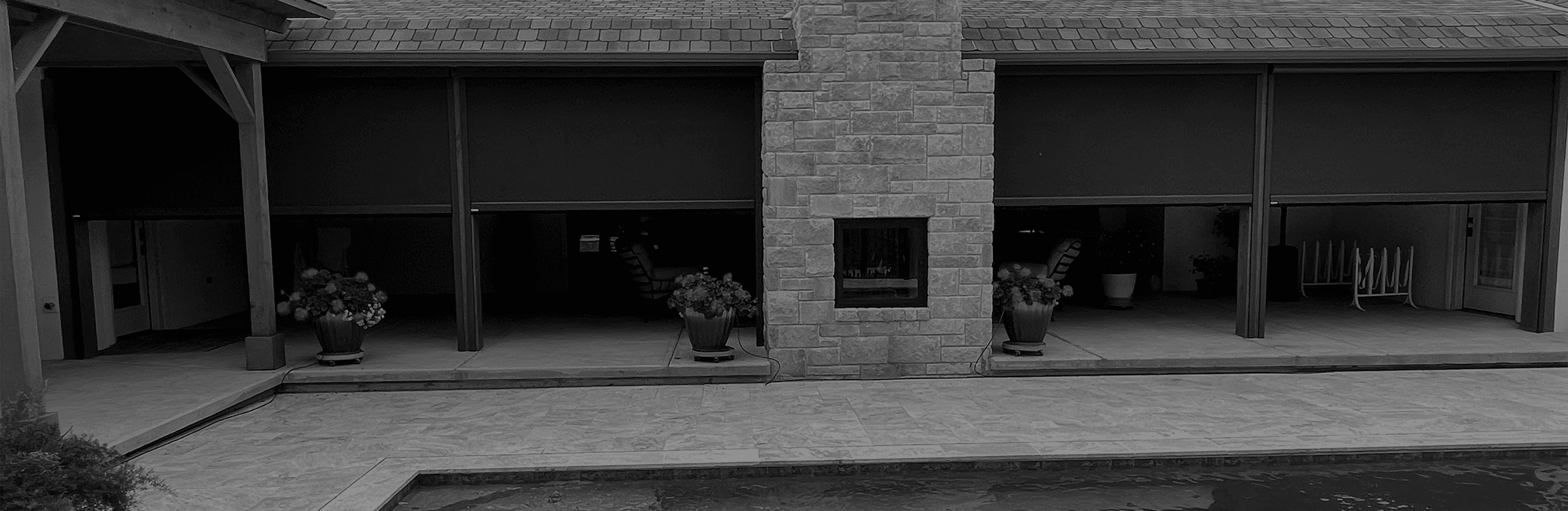 motorized-screen_grayscale - Sunrooms and More